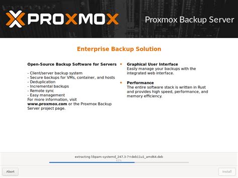 how to install proxmox backup server step by step ostechnix