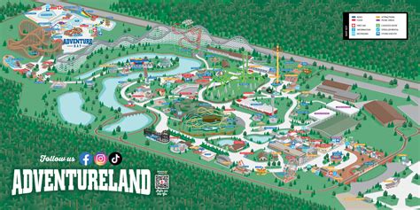 Adventureland Map And Brochure 2024 1988
