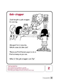 Problem Solving Questions For Year 1 And Year 2 By EDULEAD TPT