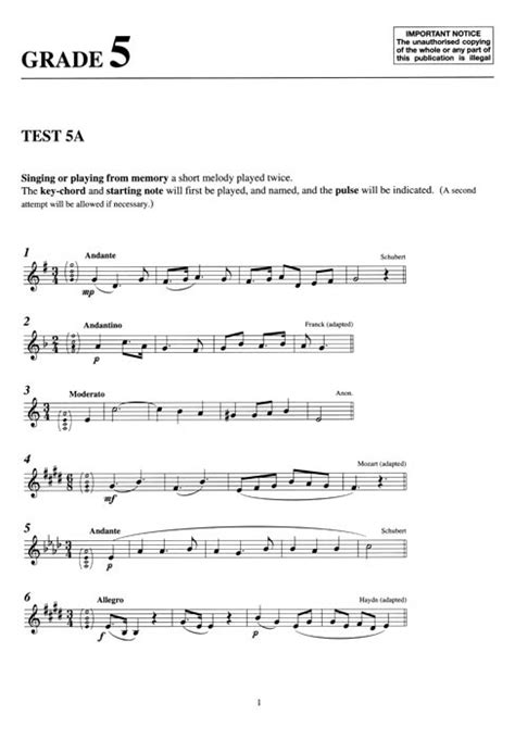Roy Wilkinson Abc Of Aural Awareness 3 Grade 5