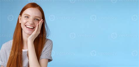 Charismatic Talkative Friendly Looking Happy Laughing Redhead Girl