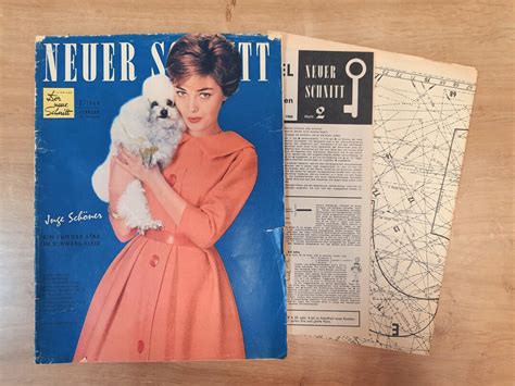 21960 Neuer Schnitt Vintage Fashion Magazine 1960s Vintage Sewing