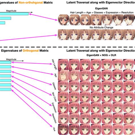 Illustration Of The Benefit Of Orthogonality In Latent Disentanglement