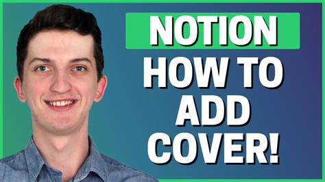 How To Add Cover In Notion Youtube