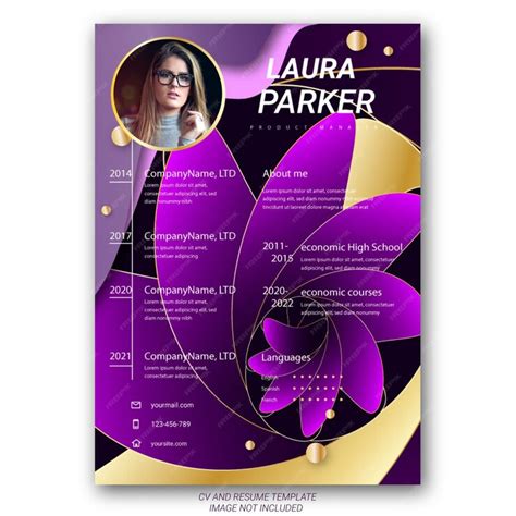 Premium Vector Gradient And Modern Resume Or Cv Template