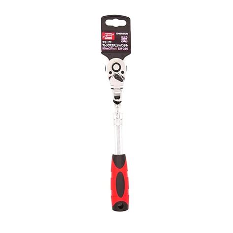 エマーソンemerson フレックス伸縮式ラチェットハンドル 自転車からバイク、自動車まで幅広く使える 差込角 95mm（38インチ