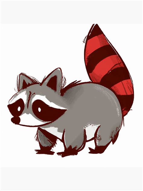 Quick And Easy Tutorial For Drawing Cute Raccoon Artworks