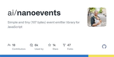 GitHub Ai Nanoevents Simple And Tiny Bytes Event Emitter Library For JavaScript