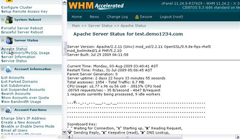How To View The Apache Status Page In Whm Kualo Limited