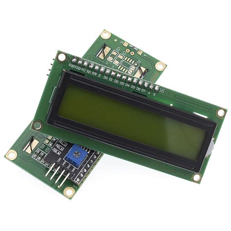 Lcd1602 I2c Display Module Blue Green Screen 5v Pcf8574 Iic Adapter