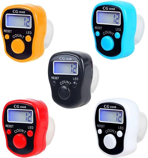 Finger Counter Islamic Tasbih Bead 5 Digital Led Electronic Handheld Tally Counter Clicker