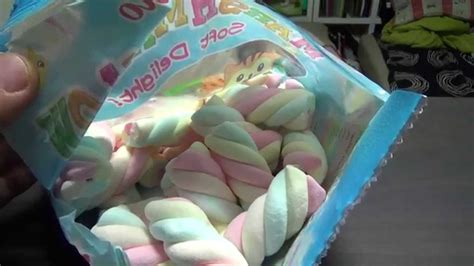 멜로 머쉬멜로우 멜로우 트위스트 마시멜로 캔디 과자 제품 시식기 Youtube