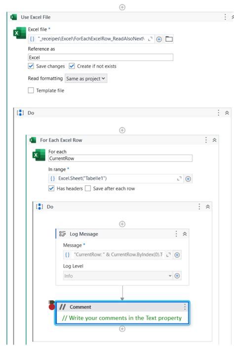 See Next Value In For Each Excel Row Activities Uipath Community