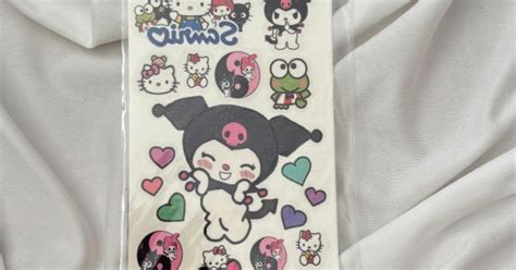 Kuromi Kitty Geçici Mini Dövme