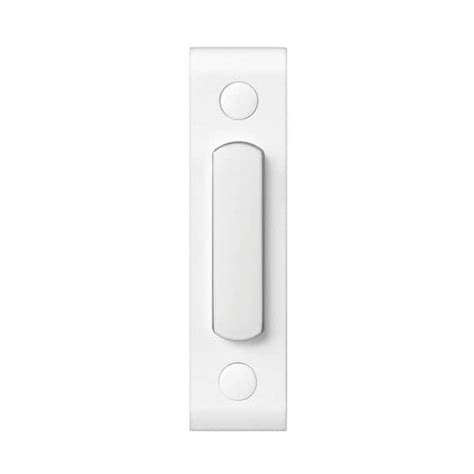 Craftmade Wired Surface Mount Pewter Finish Doorbell Push Button With Illuminated Led Chime