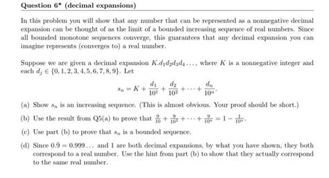 Solved In This Problem You Will Show That Any Number That