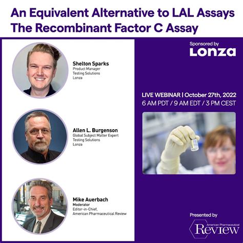 Webinar Rfc Endotoxin Testing Lonza Testing Solutions