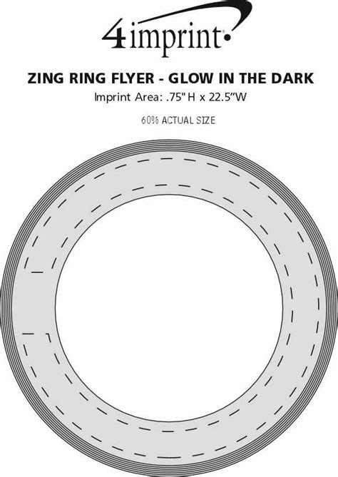 Zing Ring Flyer Glow In The Dark 6851 G