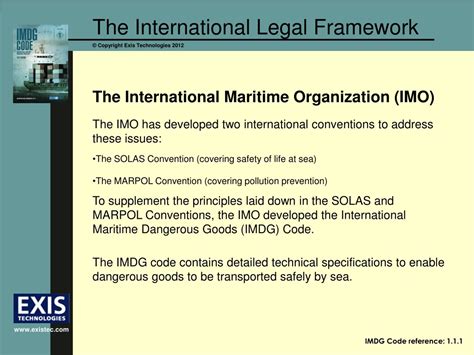 Ppt Introduction To Imdg Code Enhancing Safe Transport Of Dangerous Goods Powerpoint