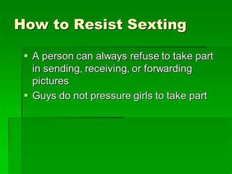 SEXTING THE DANGERS OF SEXTING AND WHAT TEENAGERS NEED TO KNOW Ppt Download