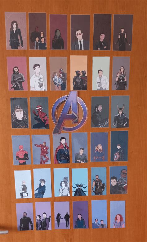 My Door Of Mcu Characters Maybe Its Not Perfect But I Love It All