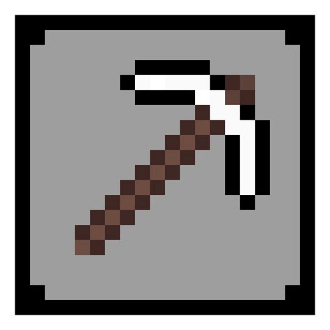 Pixilart Minecraft Iron Pickaxe By Minecrfafter01