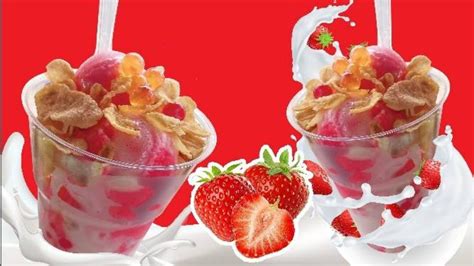สตรอเบอรี่ โยเกิร์ต By ไอศครีมกะทิสดคุณหนู ตลาดลุงออม สั่งอาหารออนไลน์ล่วงหน้า รับที่ร้านผ่านแ