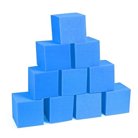 trendbox 24pcs 5 x 5 x 5 foam pit blocks foam padding blocks foam