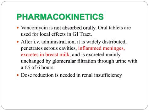 Vancomycin Drug Information Dr Sp Nayak Pptx