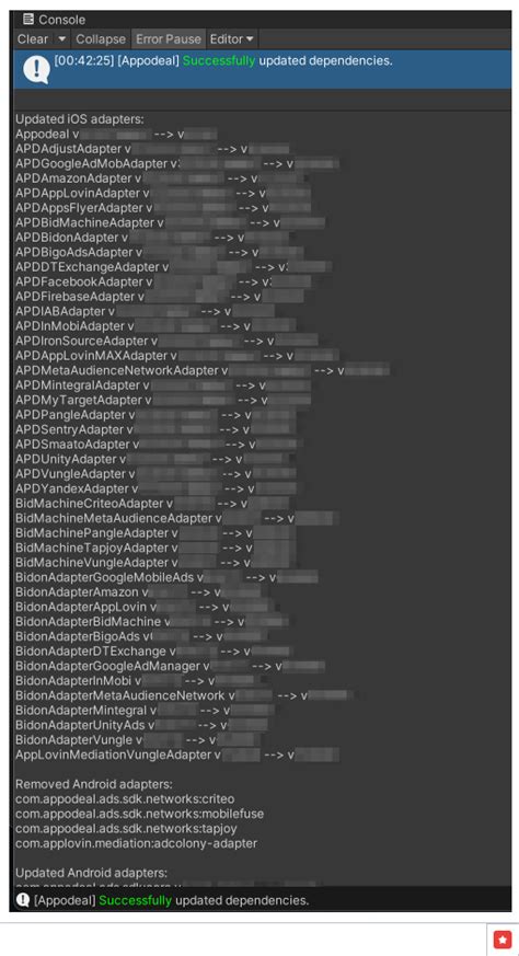 Appodeal Dependency Manager Appodeal Help Center