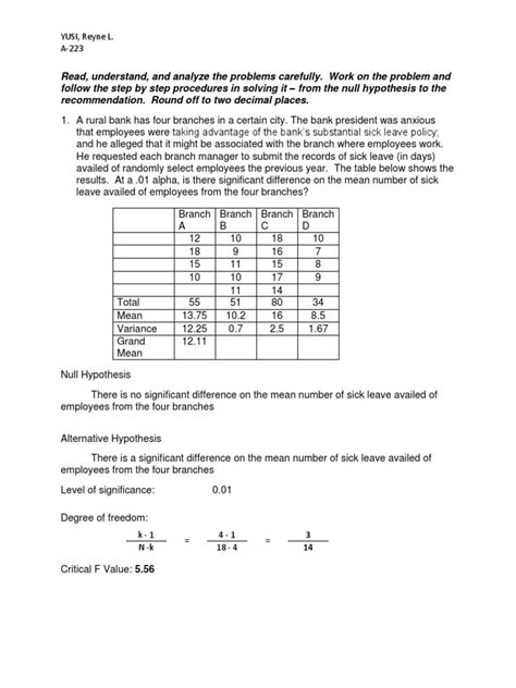 Yusi Assignmentmodule7 Pdf Statistical Hypothesis Testing Methodology