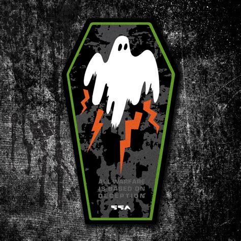 Ghost Army Pvc Gitd Patch Stand Strong Art