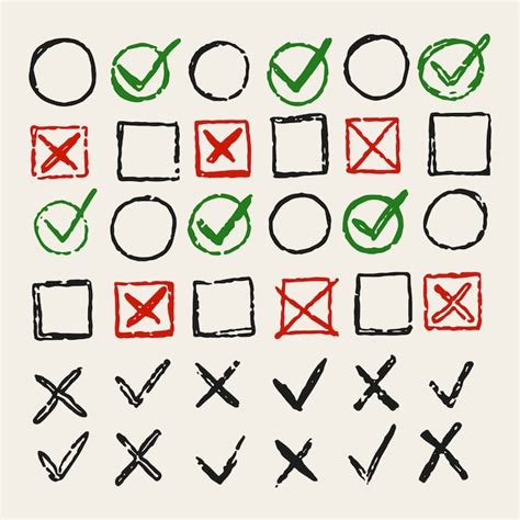 Free Vector Hand Drawn Doodle Check Mark Icon
