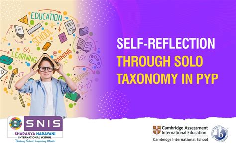 Snis Self Reflection Through Solo Taxonomy In Pyp