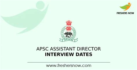 Apsc Assistant Director Interview Dates 2023 Announced