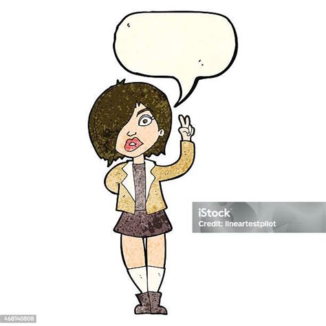 말풍선이 있는 서늘함 여자아이 기부 브이 말풍선을 2015년에 대한 스톡 벡터 아트 및 기타 이미지 2015년 귀여운