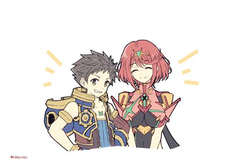 Pyra And Rex Xenoblade Chronicles And More Drawn By Mochimochi Xseynao Danbooru
