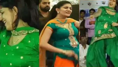 Dancer Sapna Choudhary Video Sapna Choudhary Wearing A Green Suit Threw Such A Gun On The