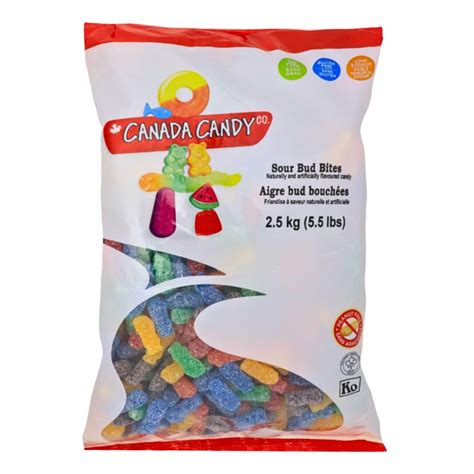 Sour Bud Bites Gummy Candy Halal Bulk Candy Canada Candy Funhouse Ca
