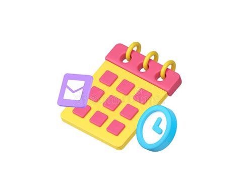 Deadline Time Management Work Efficiency And Productivity 3d Icon