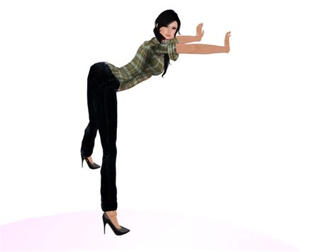 Second Life Marketplace Sexy Against The Wall Pose