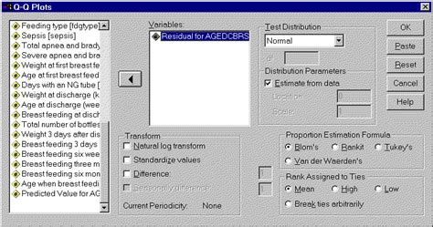 SPSS Dialog Boxes For Linear Regression Models PMean