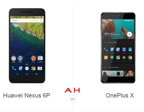 Phone Comparisons Huawei Nexus P Vs Oneplus X