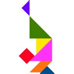 Tangram Free SVG