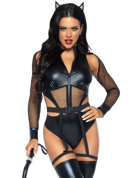 Sexy Kriminel Kitty Kostume Til Dame Katte Dyrekostumer Kostumer