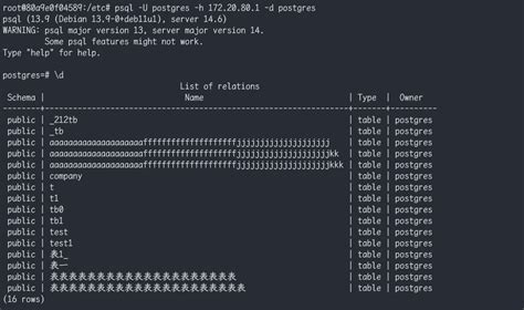 Doris Odbc连接postgresql外部表异常 一个咸鱼 博客园