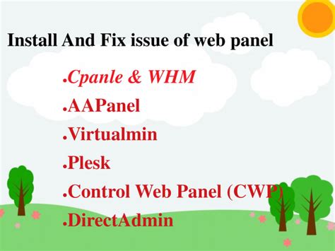 Fix Issue On Whm Cpanel Aapanel Plesk Directadmin Webmin By Prahladyogi Fiverr