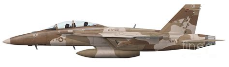 F 18 Side View
