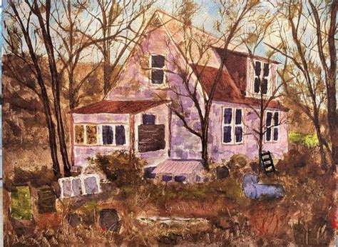abandoned house on trace branch by david g hyatt artwork archive
