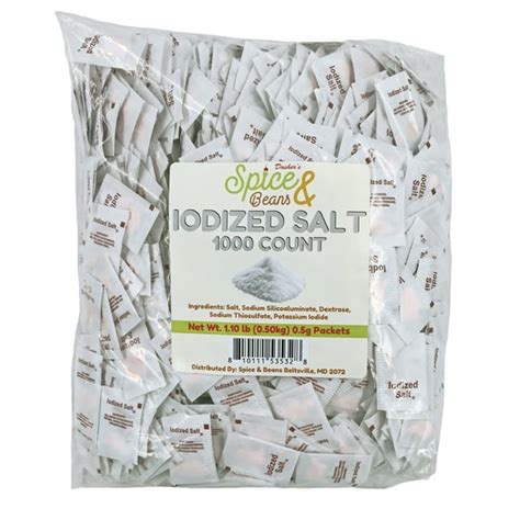 Iodized Salt In Salt